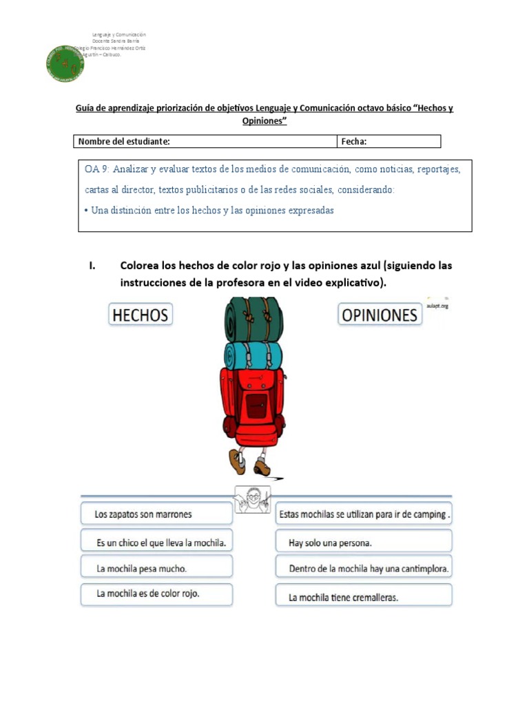 Hechos y Opiniones en Comunicación | PDF