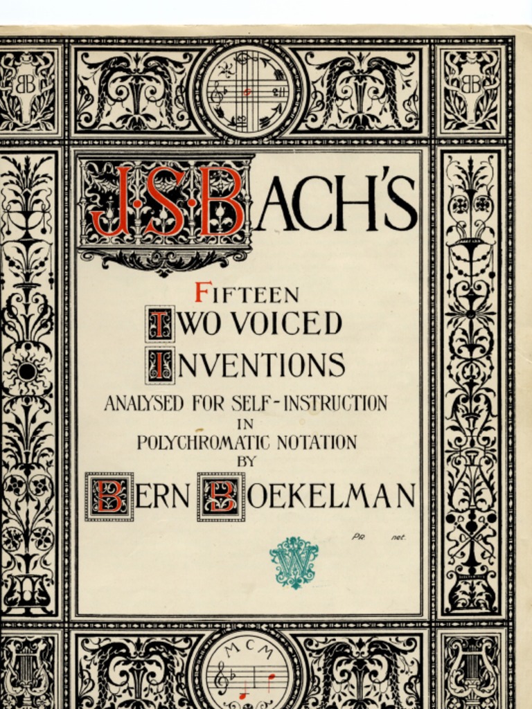 Bach-Boekelman Inventions | PDF