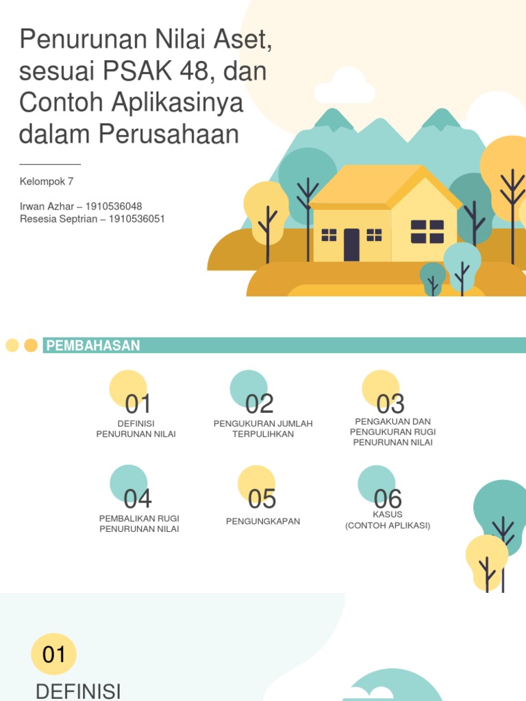 KELOMPOK 7 - Penurunan Nilai Aset, Sesuai PSAK 48, Dan Contoh Aplikasi ...