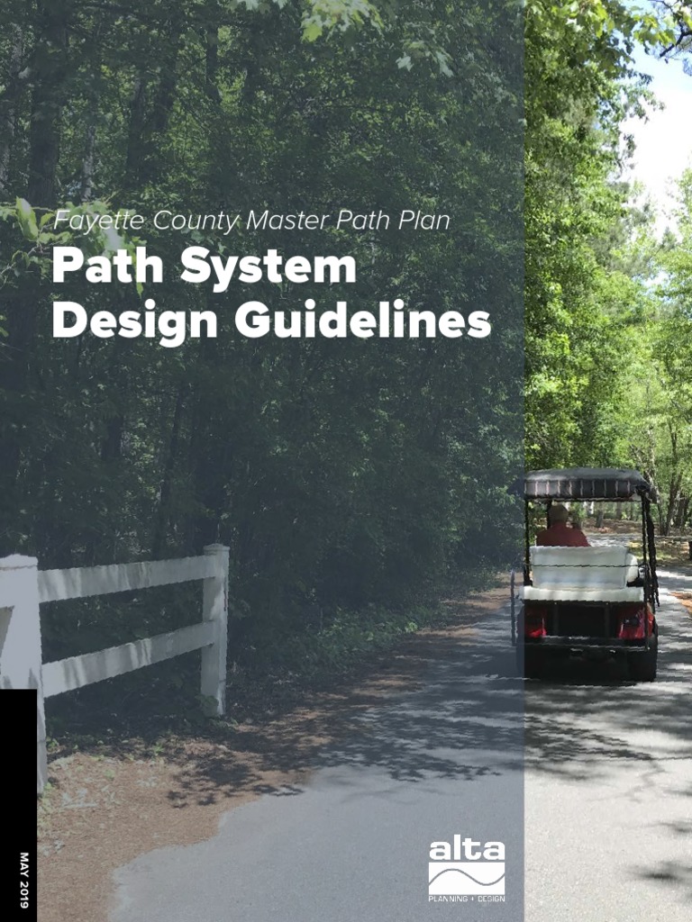Fayette County Path Design Guide | PDF | Pedestrian Crossing | Traffic