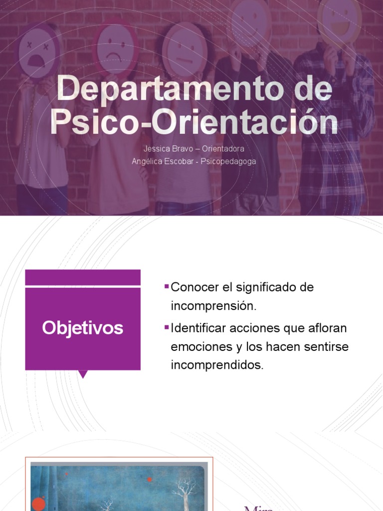 Incomprensión y Comunicación Efectiva | PDF | Artes del Lenguaje y ...