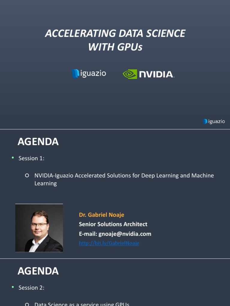 Accelerating Data Science With GPUs | PDF | Graphics Processing Unit | Deep Learning