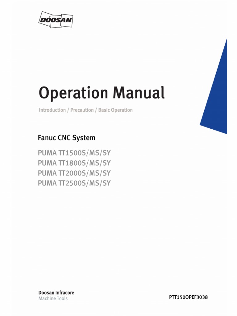 Operation Manual TT1800SY PDF | PDF | Numerical Control | Switch