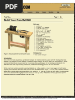 How To Build and Operate A Miller Table. | PDF | Pump | Paint