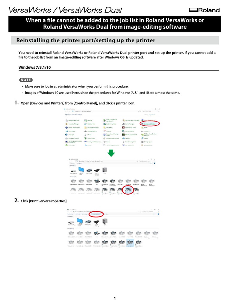 When A File Cannot Be Added To The Job List in Roland Versaworks or ...