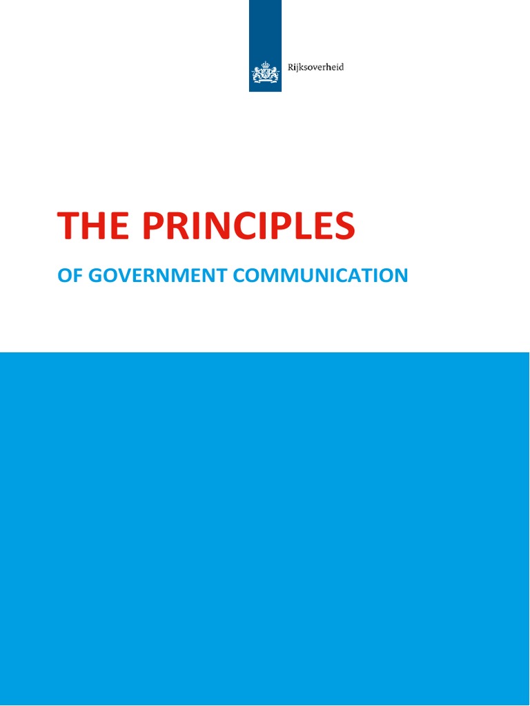 Principles of Government Communication | PDF | Target Audience | Public ...