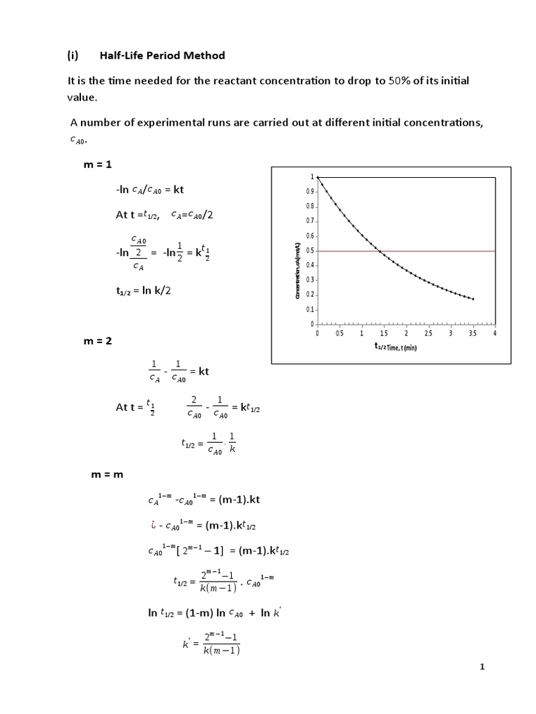 Determination of Rate Equation - 2 | PDF | Chemical Reactor | Chemical ...