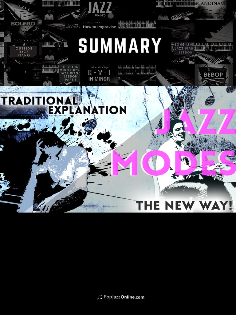 Jazz Lesson - Modes Summary PDF | PDF | Mode (Music) | Musical Scales