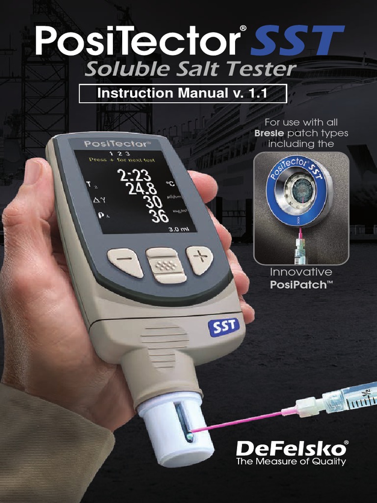 Soluble Salt Tester: Instruction Manual v. 1.1 | PDF | Calibration ...