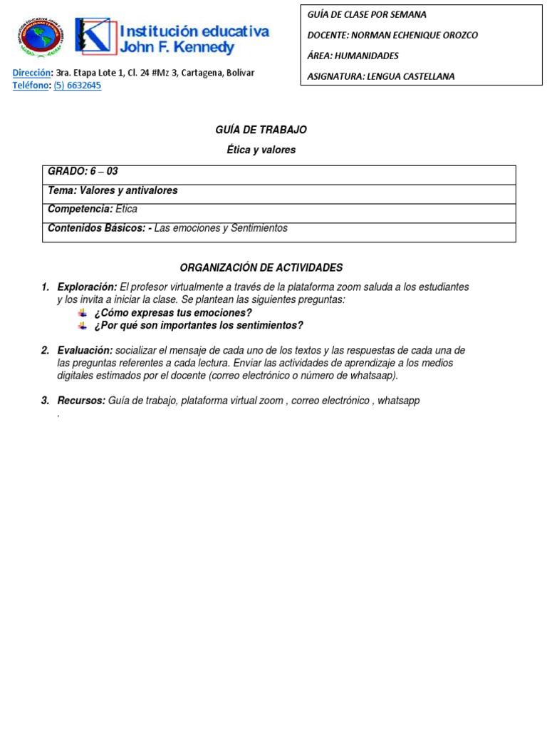 Emociones Y Sentimientos Pdf Sensación Las Emociones