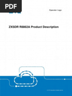 ZXSDR R8852E Product Description | PDF | Lte (Telecommunication) | Radio