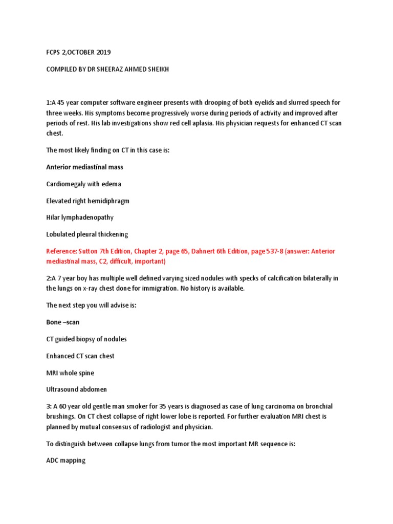 Medical Imaging Case Studies and Diagnoses | PDF | Kidney | Knee