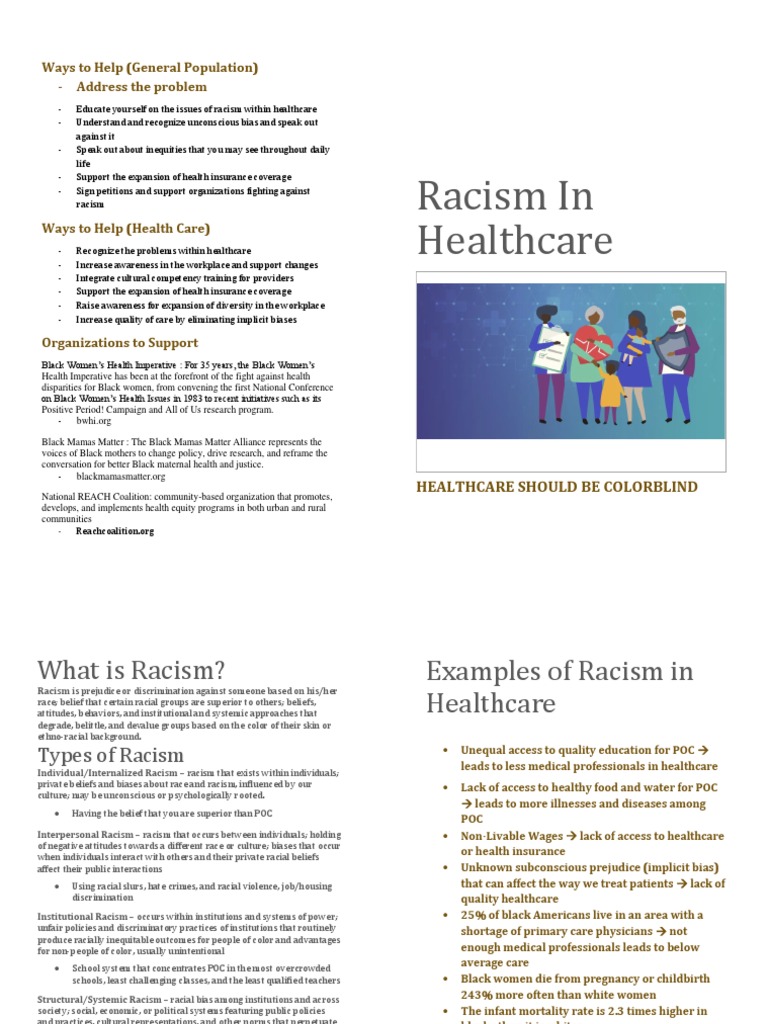 Brochure SJP | Download Free PDF | Infant Mortality | Racism