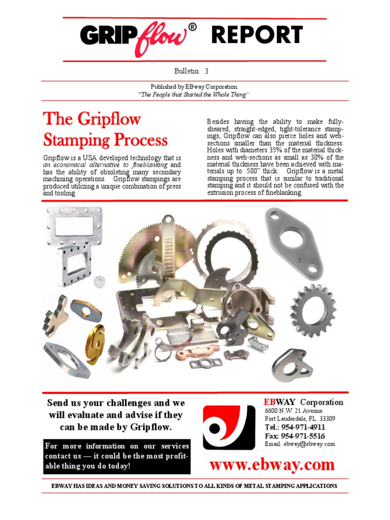 Bulletin 03 The Gripflow Stamping Process | PDF