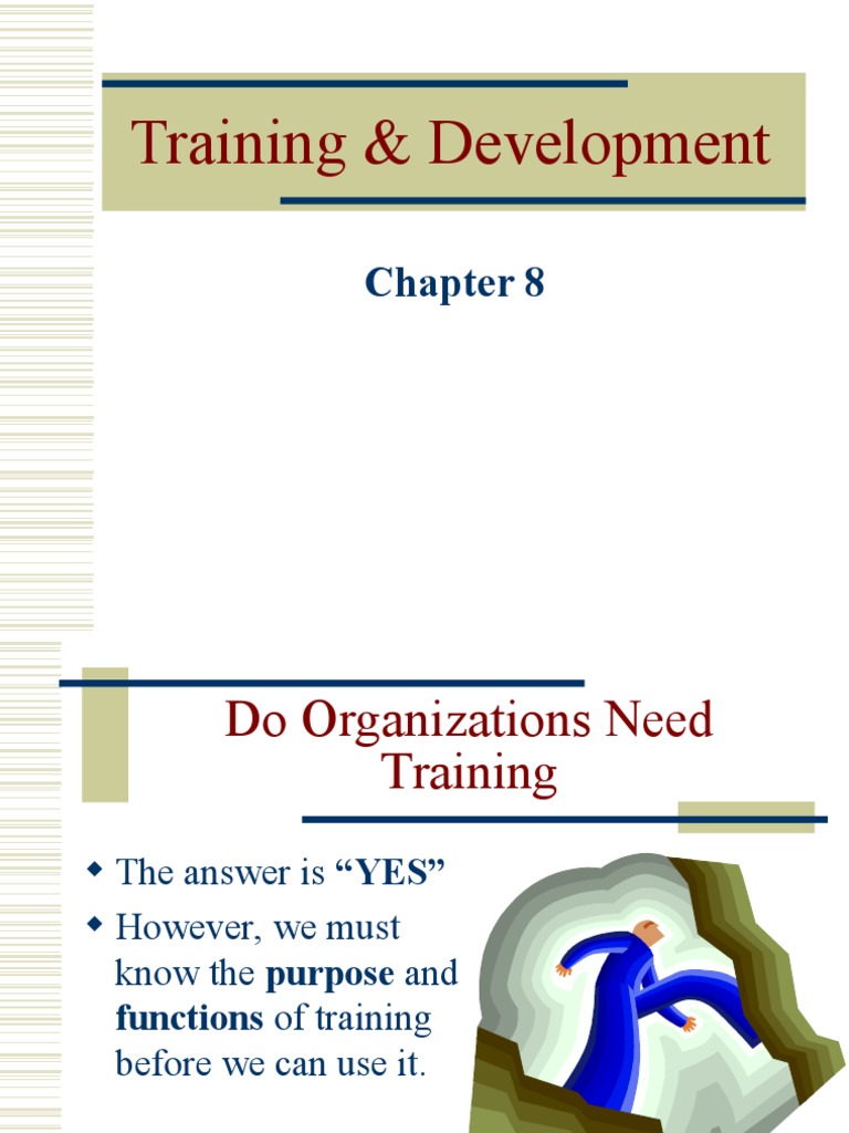 Chapter 8 - Training & Development | PDF | Attitude (Psychology) | Employment