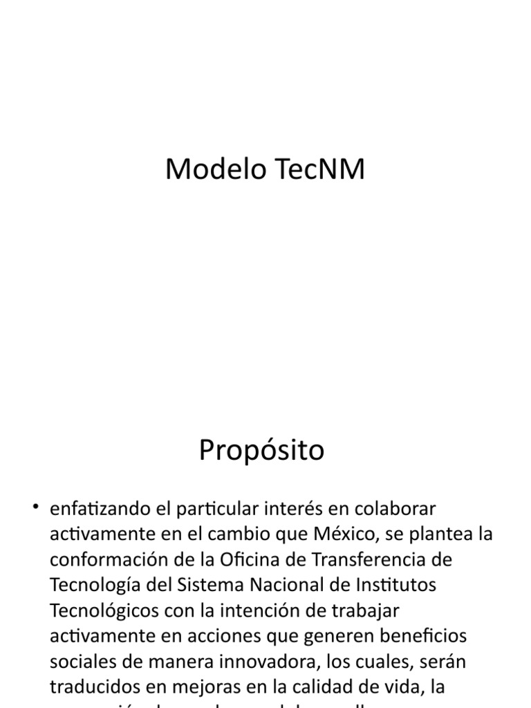 Modelo TecNM | PDF