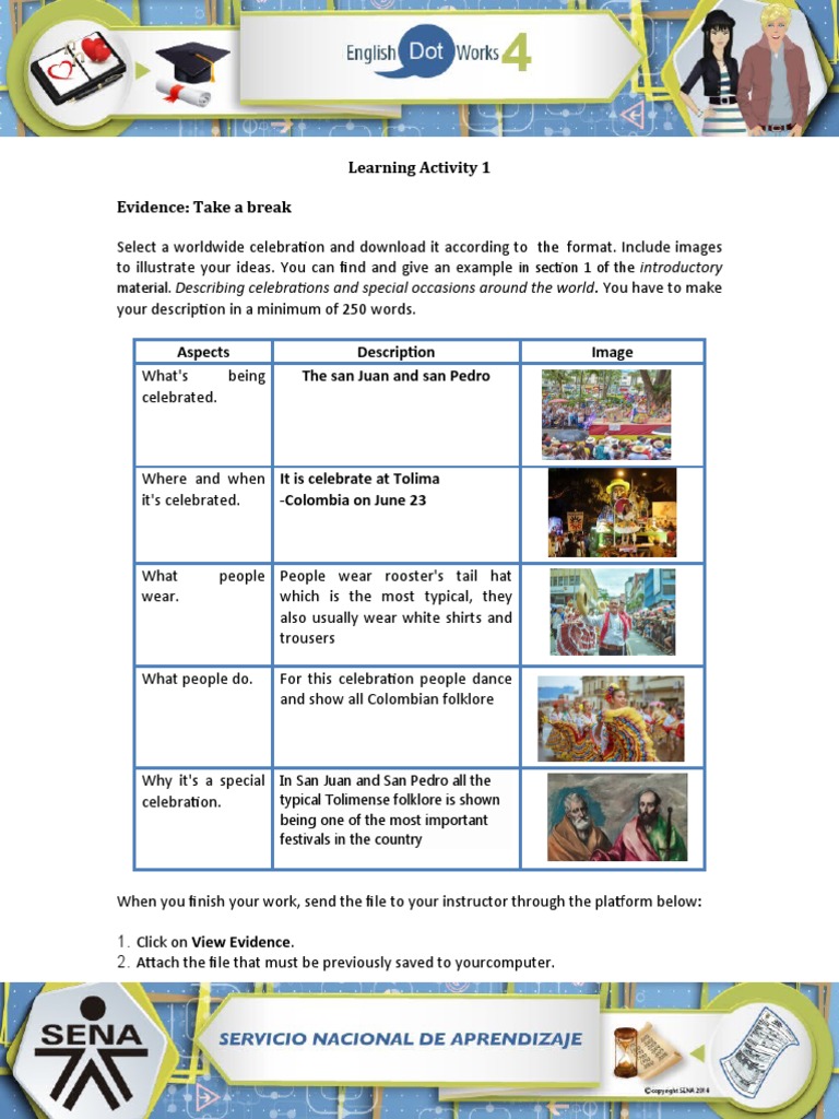 Learning Activity 1 Terminada | PDF | Foreign Language Studies ...