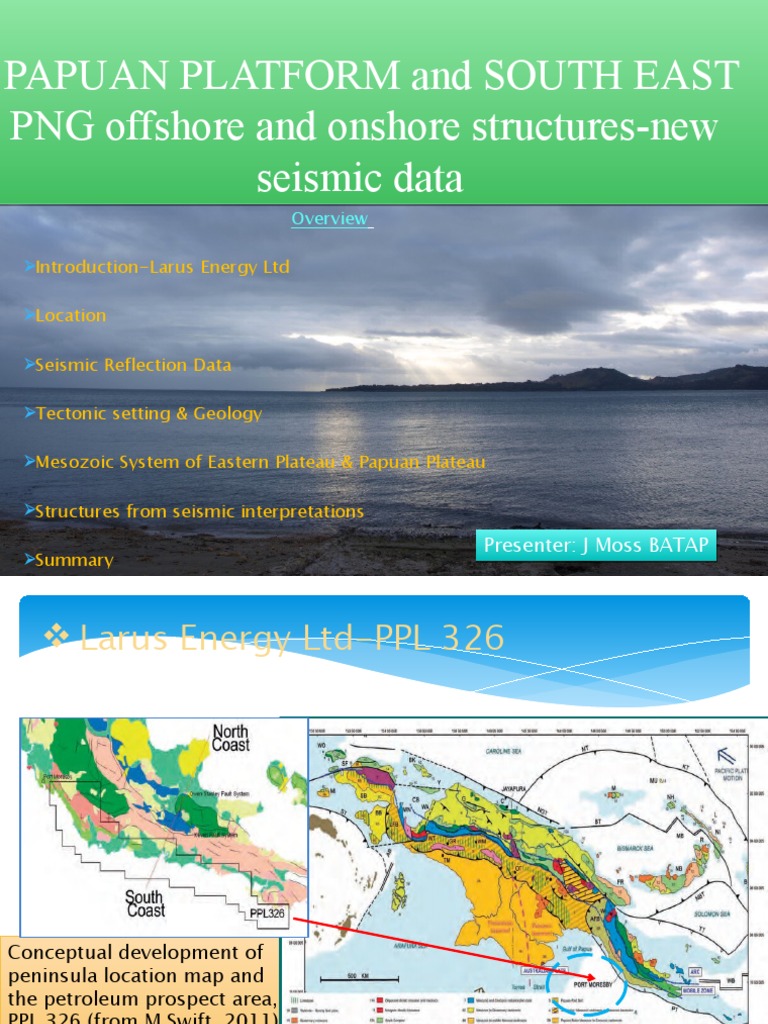 Papuan Platform and Southeast PNG Onshore & Offshore Structures | PDF ...