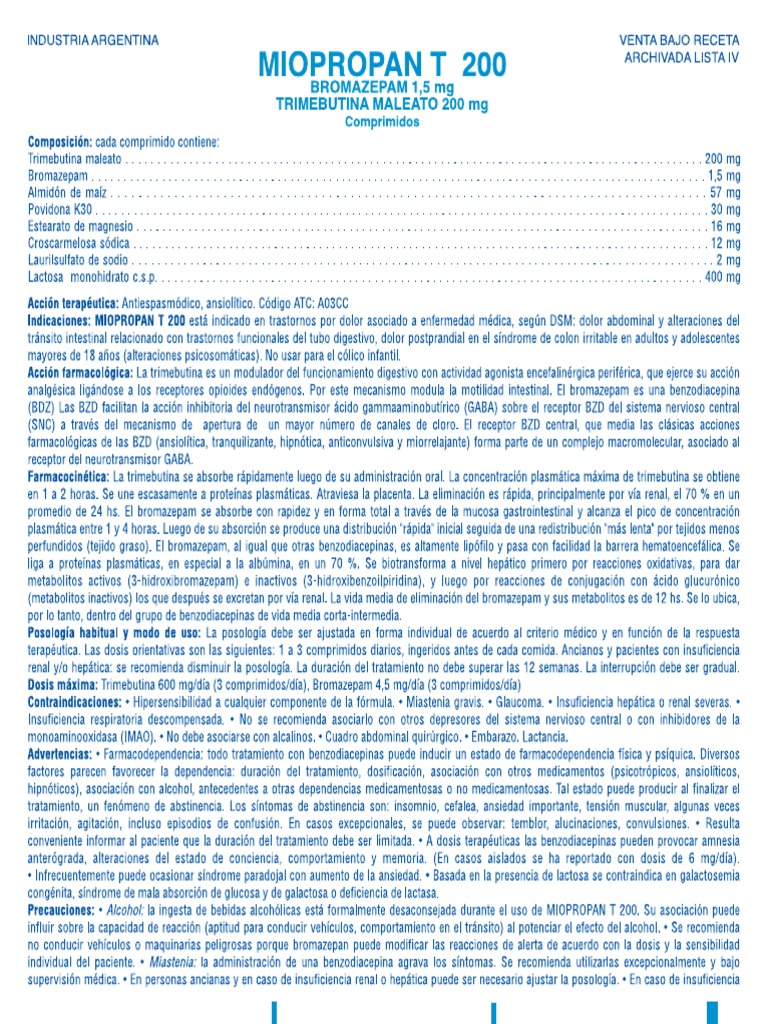 Miopropan T 200 PDF | PDF