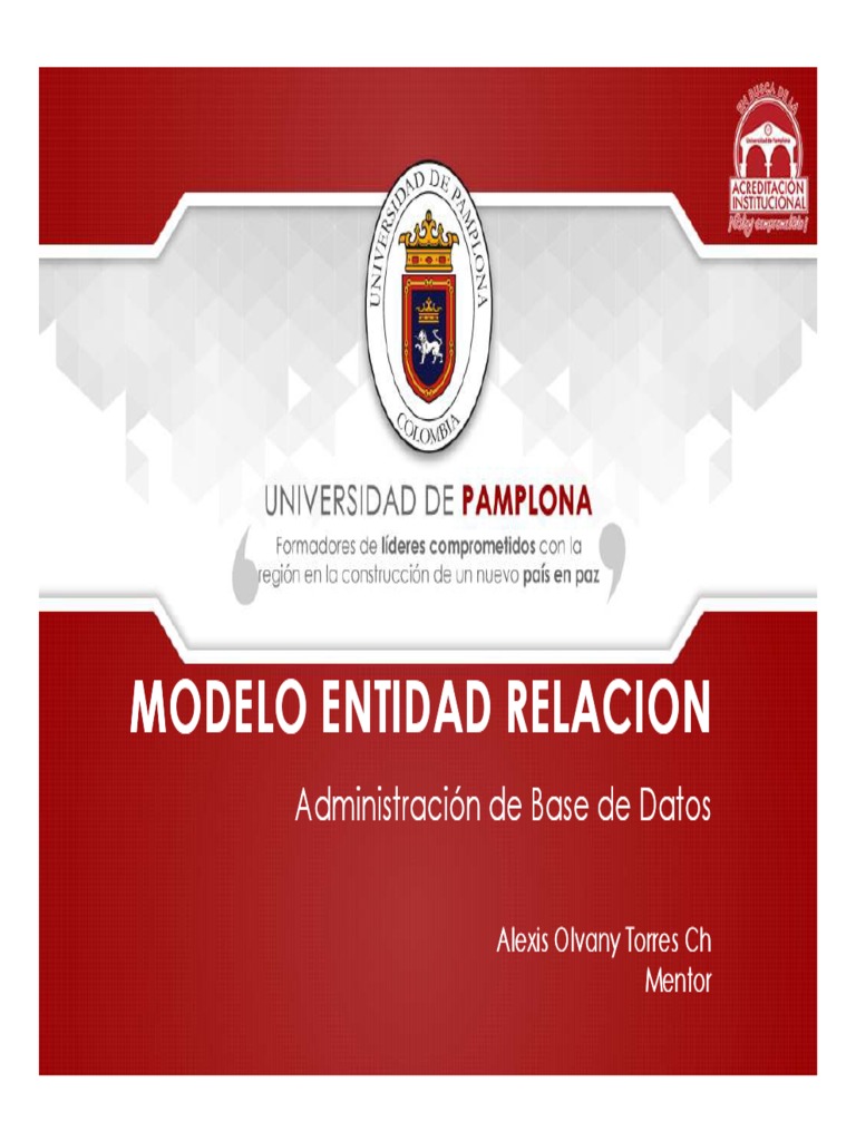 Modelo Entidad Relacion Modelo Entidad Relacion: Administración de ...