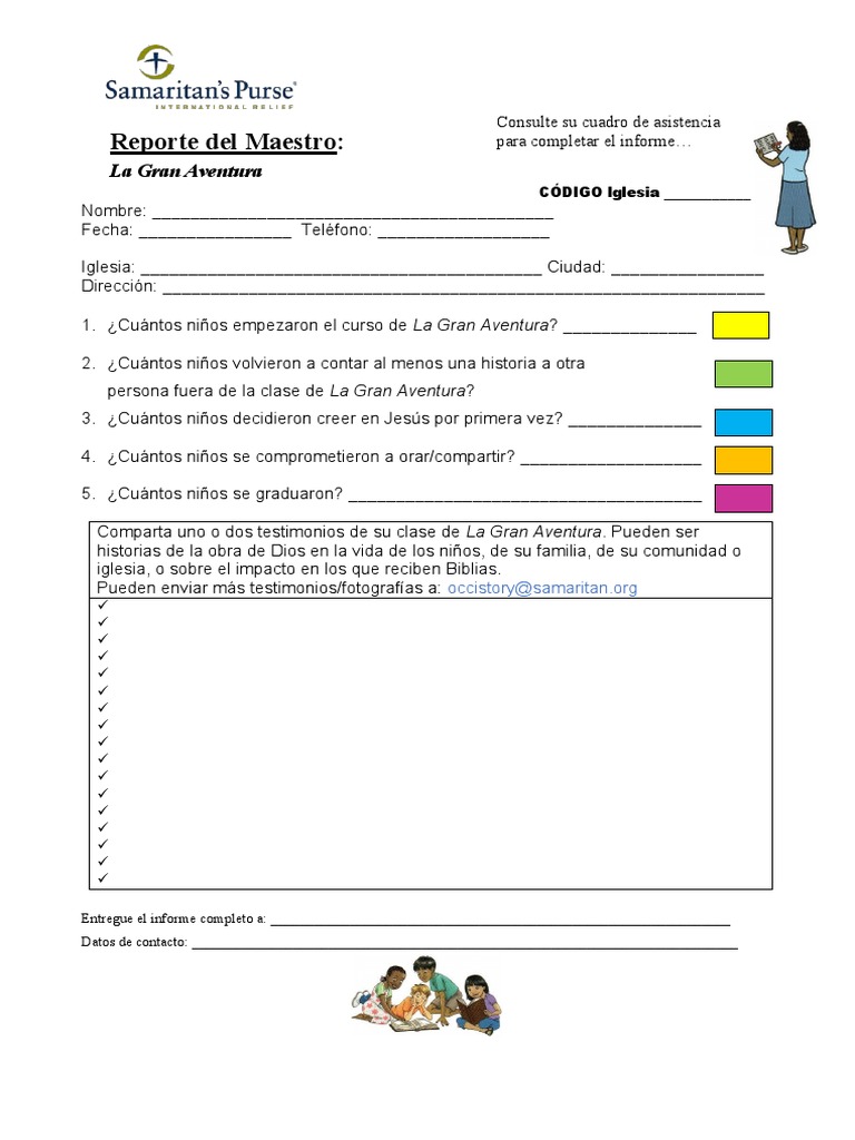 09 Reporte Del Maestro LGA | PDF