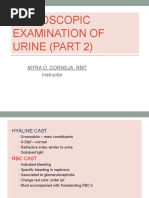 Urine Microscopic Exam Reference Chart | PDF