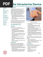 IUD Insertion Consent Form | PDF | Birth Control | Vagina