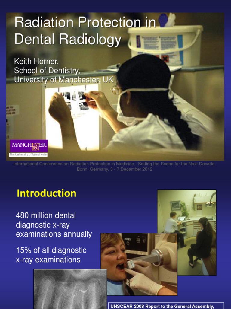Radiation Protection in Dental Radiology: Keith Horner, School of ...