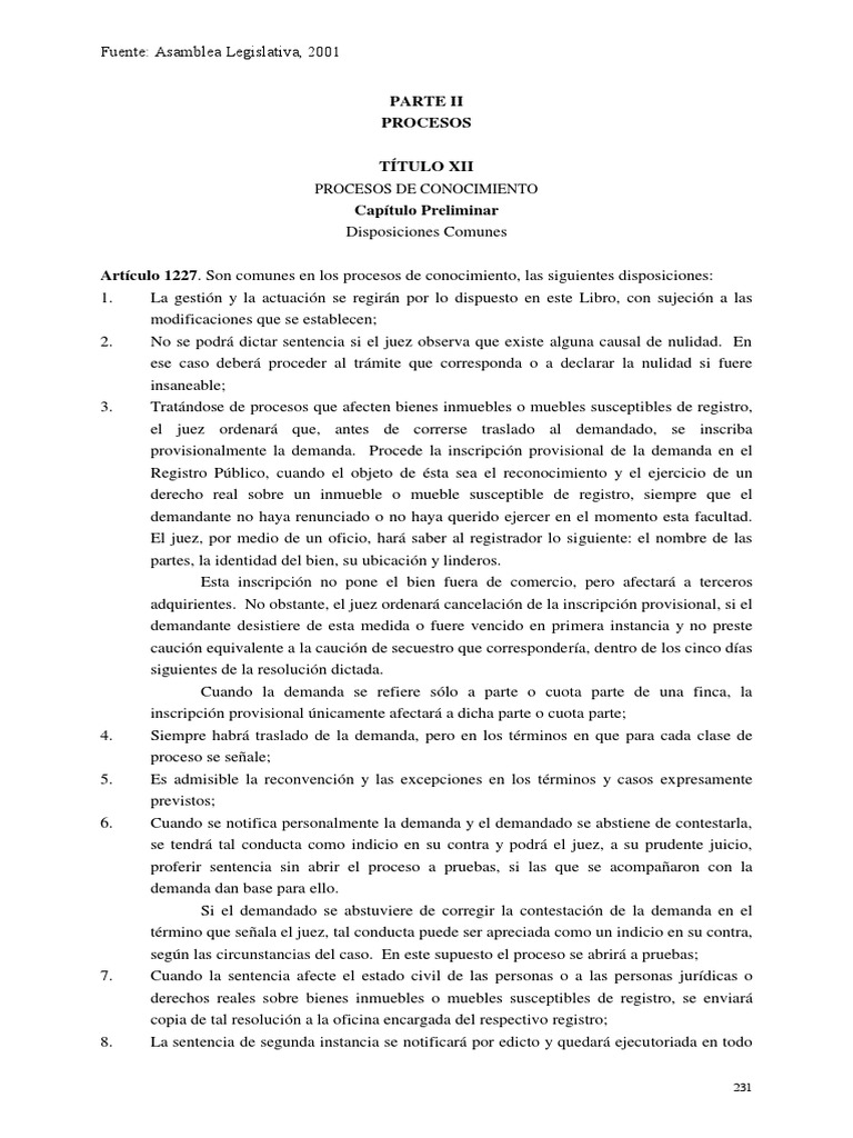 Codigo Judicial Libro Segundo PARTE 2 | PDF | Divorcio | Anulación