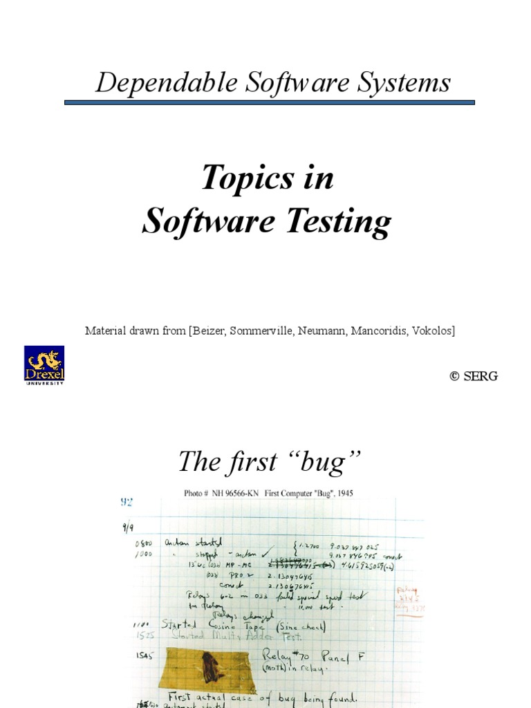 Dependable Software Systems: Topics in Software Testing | Download Free ...