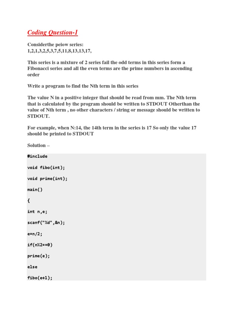 Tcs Coding | PDF | String (Computer Science) | Computer Science