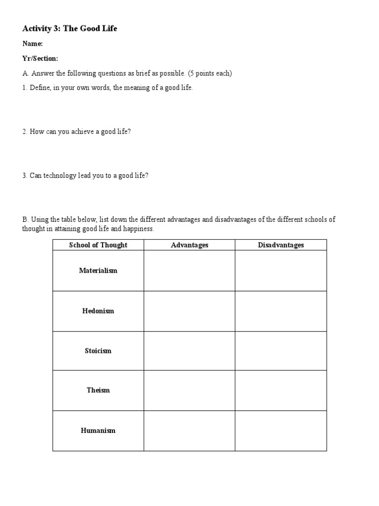 Topic 2 Activity 3 | PDF