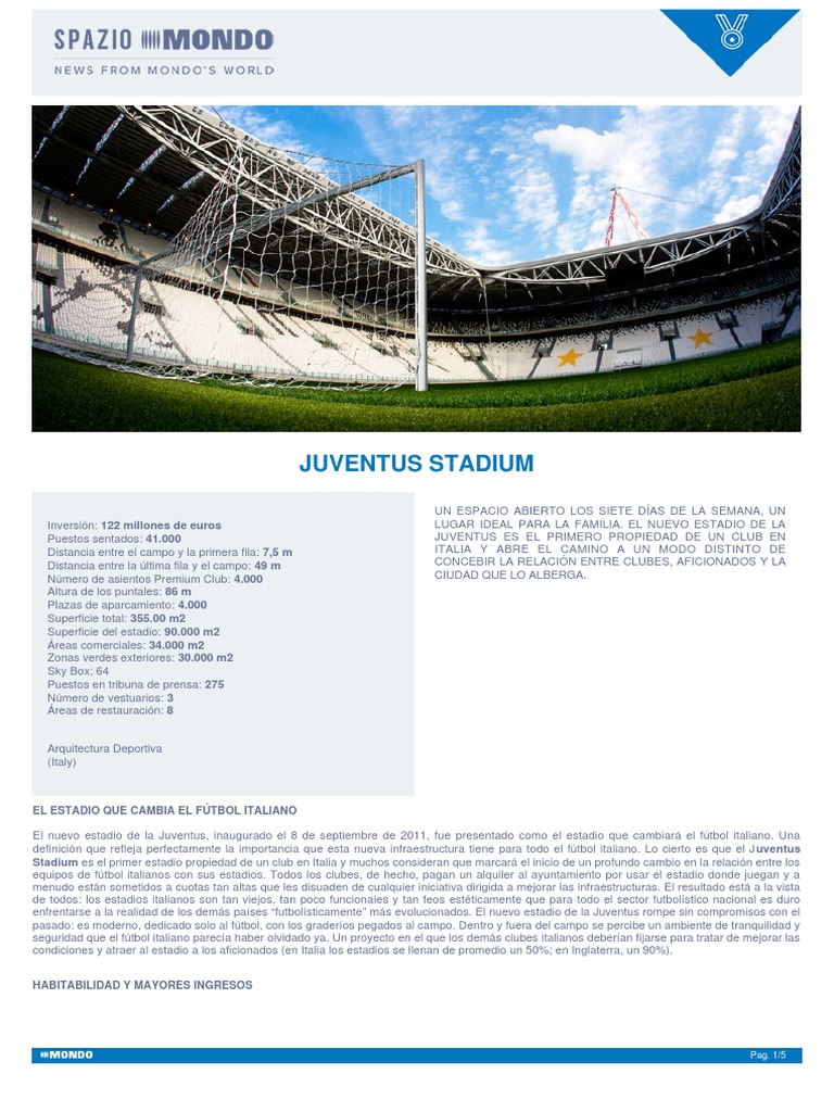 Project Juventus Stadium | PDF | Turín | Asociación de Futbol