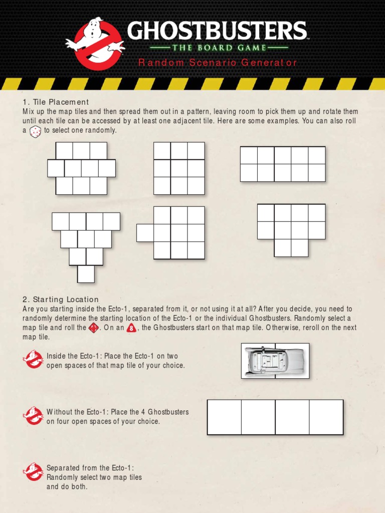 Random Scenario Generator: 1. Tile Placement | PDF | Map | Teaching Mathematics