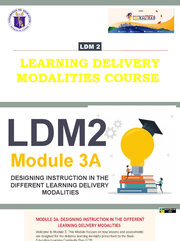 Learning Delivery Modalities Course | PDF