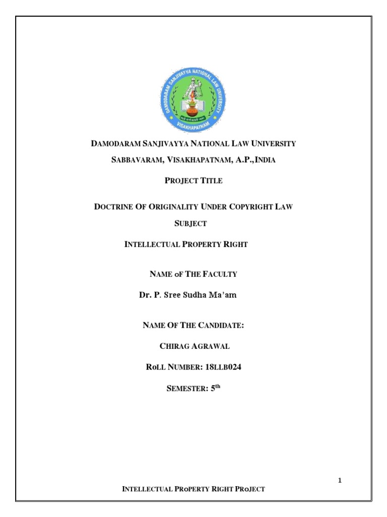 IPR Project | PDF | Government | Justice