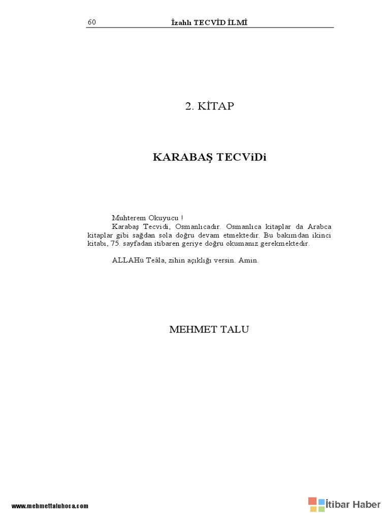 Karabaş Tecvidi (PDFDrive) PDF | PDF