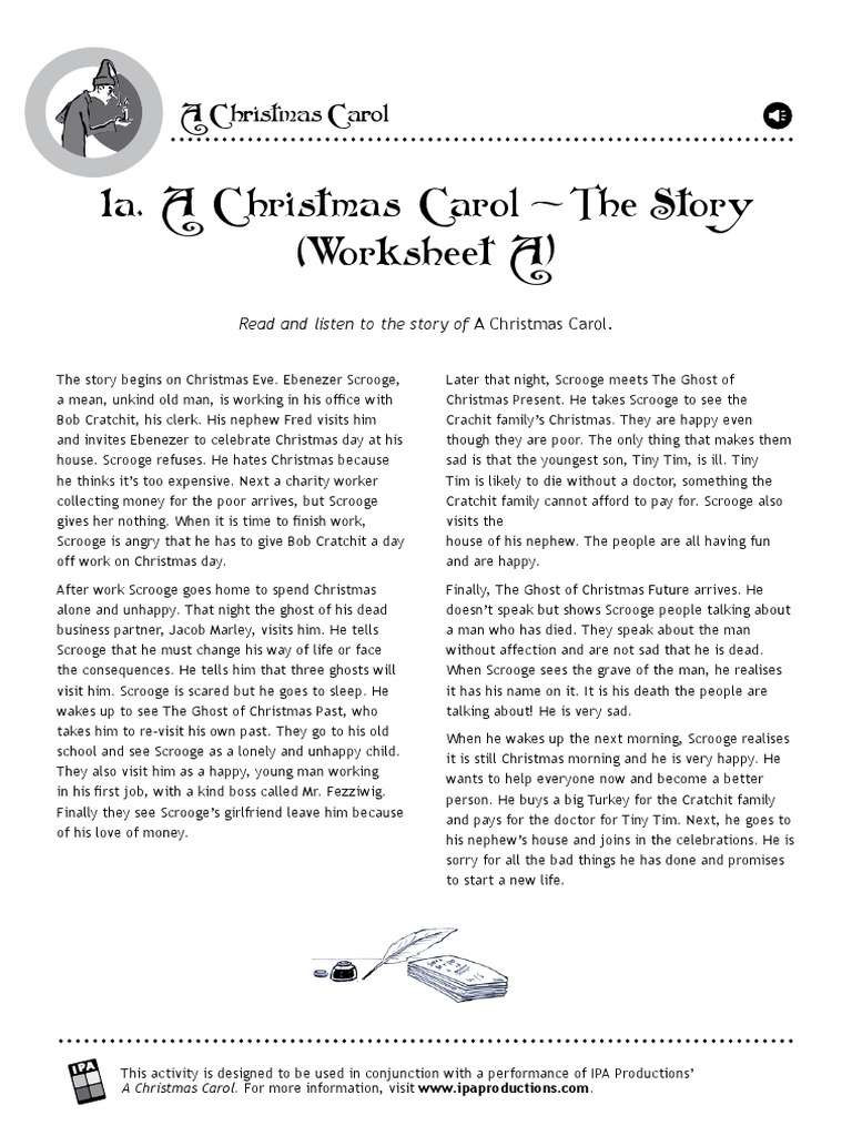 Ipa Activities CC Activities - 1 - PDF | PDF | A Christmas Carol | Tiny ...