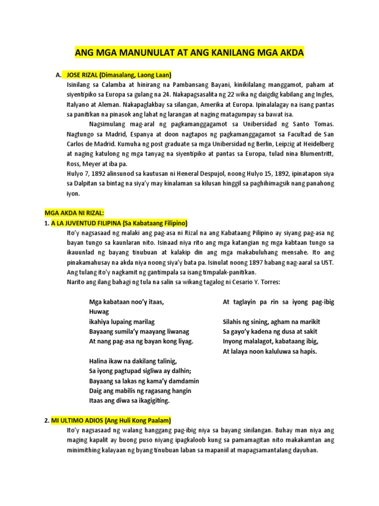 Panahon NG Propaganda Jose Rizal | PDF