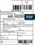 Sample JNT Waybill | PDF