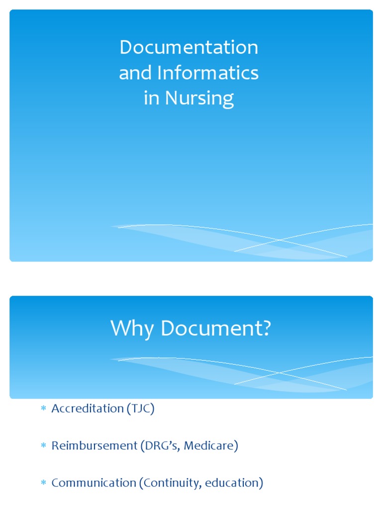 Nursing Documentation Standards | PDF | Nursing | Health Economics