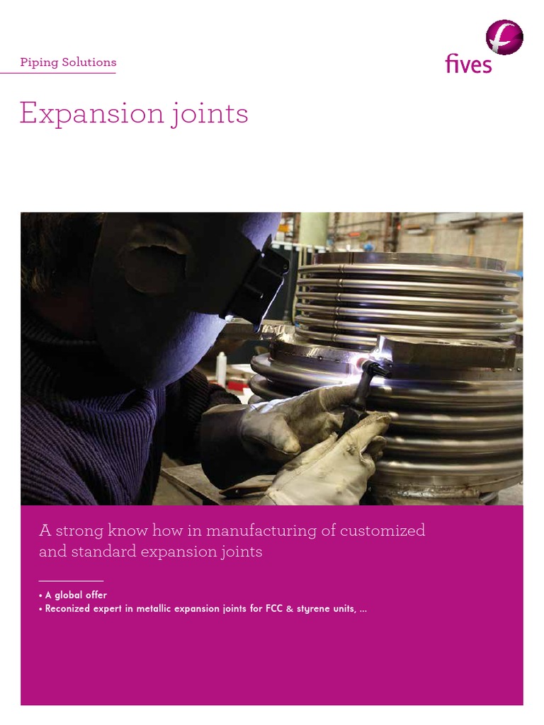 Fives Nordon - Expansion Joints Leaflet | PDF | Pipe (Fluid Conveyance ...
