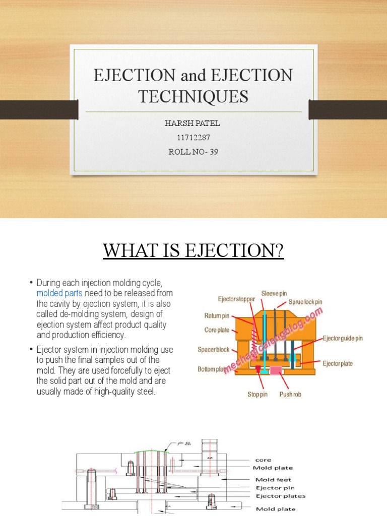 EJECTION | PDF | Manufactured Goods | Industrial Processes