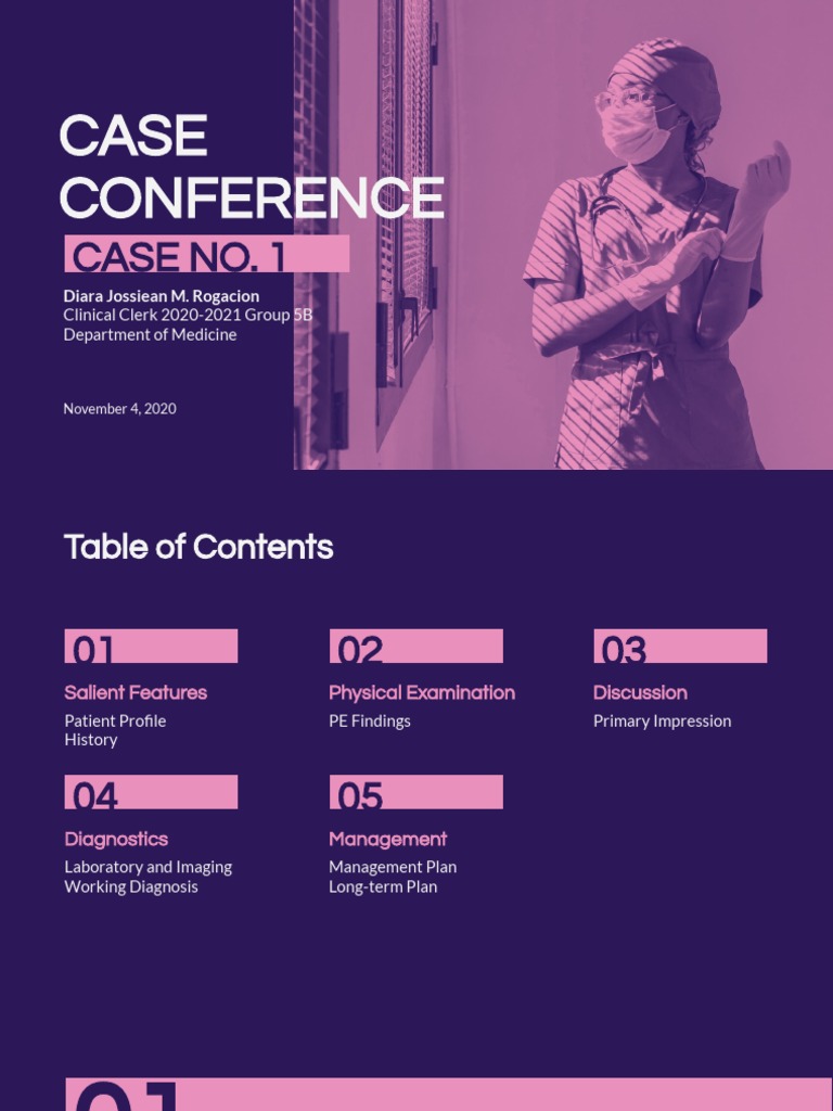 Case Conference | PDF | Meningitis | Headache