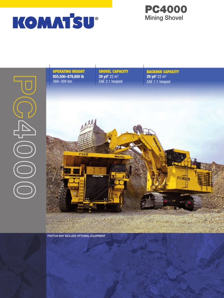 PC4000 Spec Sheet | PDF | Brake | Engines