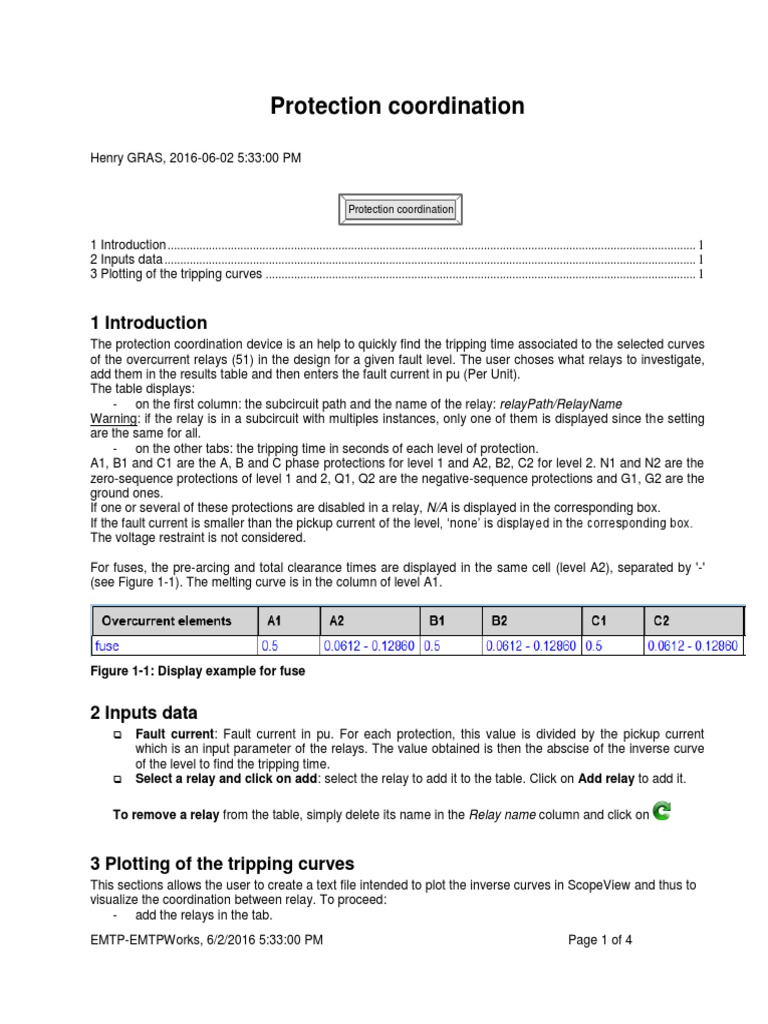 Protection Coordination | PDF | Fuse (Electrical) | Computer File