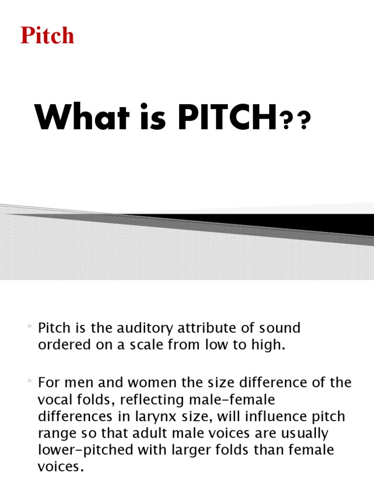 Understanding Voice Pitch in Speech | PDF | Career & Growth