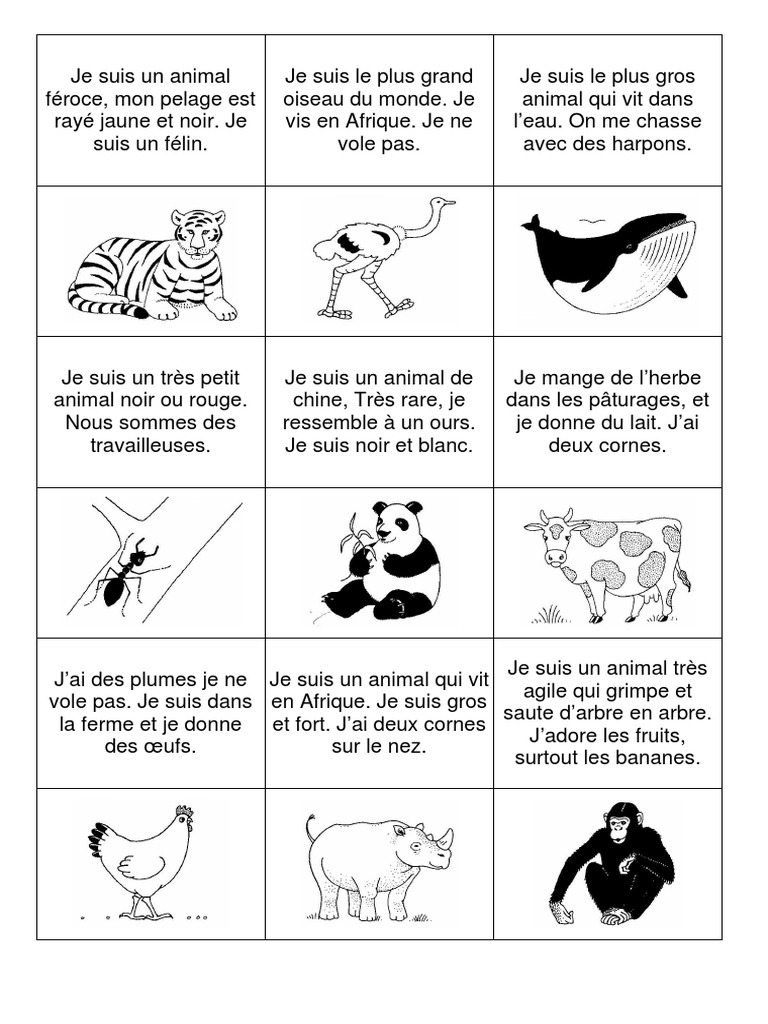 234 Devinettes Animaux PDF | PDF | Oiseaux | La nature