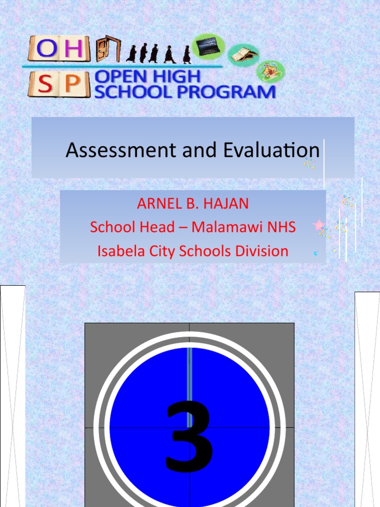 OHSP Evaluation Guide | PDF | Evaluation | Learning