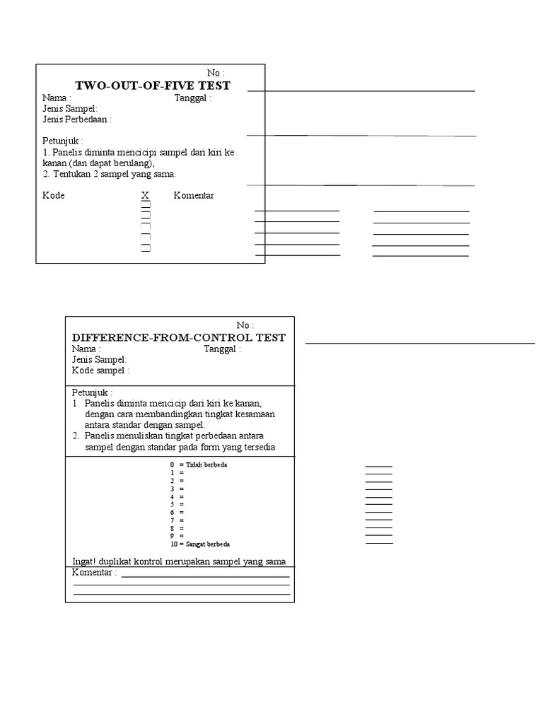 Two-out-of-five test | PDF